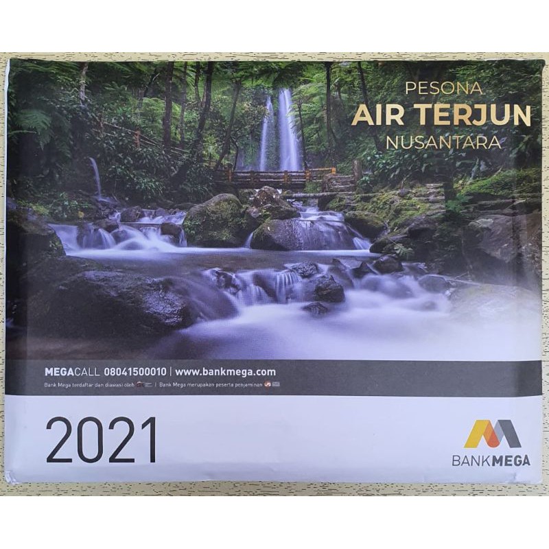 Jual Kalender Meja Bulanan Exclusive Bank MEGA Tahun 2021-2022 ...