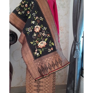 Jual Kain songket tenun tangan sulam halaban | Shopee Indonesia