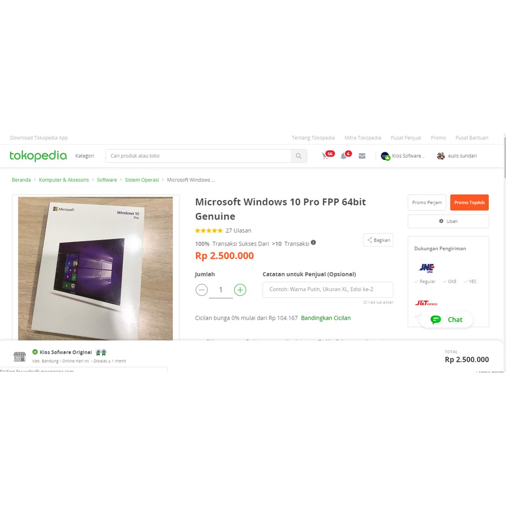 Jual Microsoft Windows 10 Professional Full Retail (FFP) | Shopee Indonesia