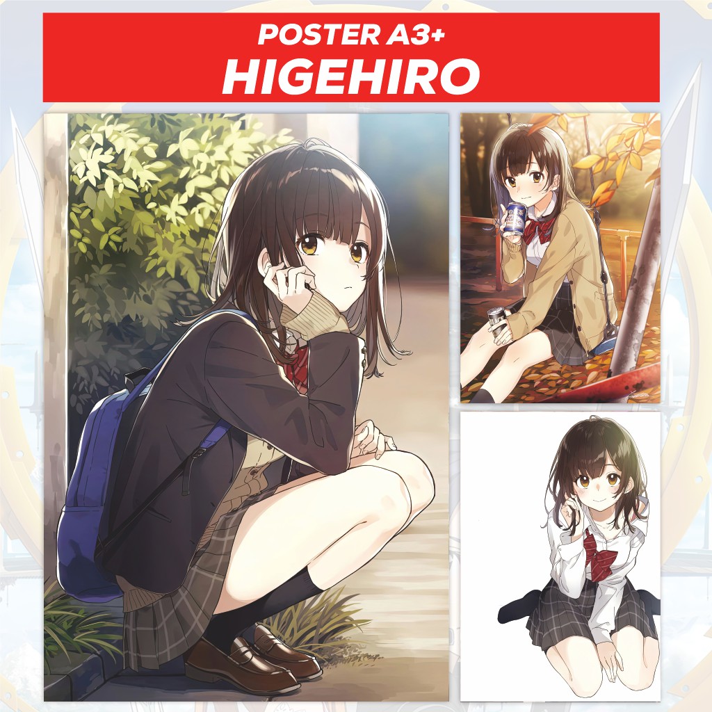 Jual Poster Higehiro Anime - Size A3+ Sayu Ogiwara Yoshida Airi Gotou ...