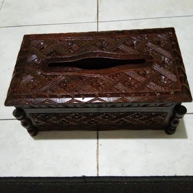 Jual TEMPAT TISSU UKIR KAYU JATI - UKURAN BESAR - MOTIF UKIR | Shopee ...