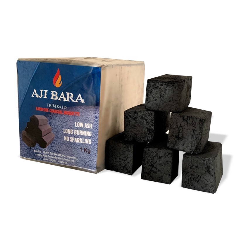 Jual Arang Briket Asli Batok Kelapa BBQ Kualitas Export | Shopee Indonesia