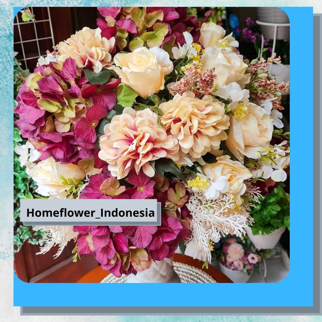 Jual Pot Keramik dan Bunga Premium Artificial | Shopee Indonesia