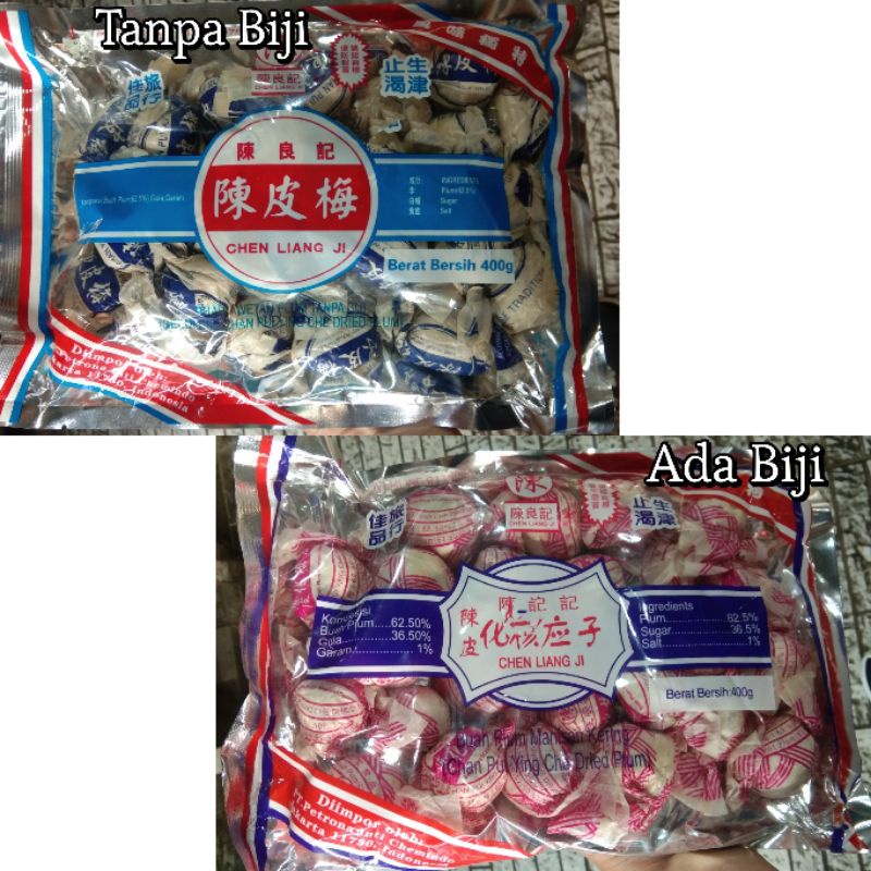 Jual Buah Plum Manisan Kering (400g) Chan Pui Ying Che Dried Plum ...
