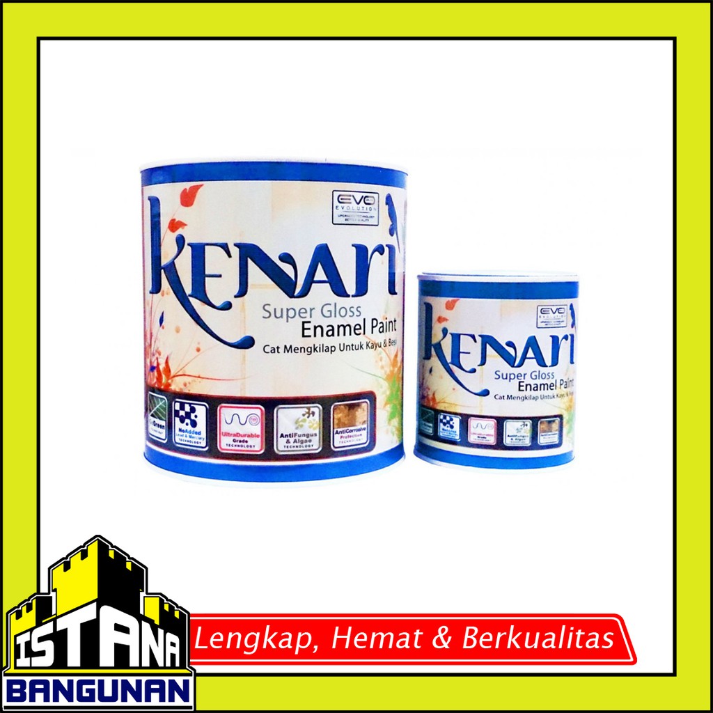 Jual KENARI Super Gloss Synthetic - cat sintetis 1 liter | Shopee Indonesia