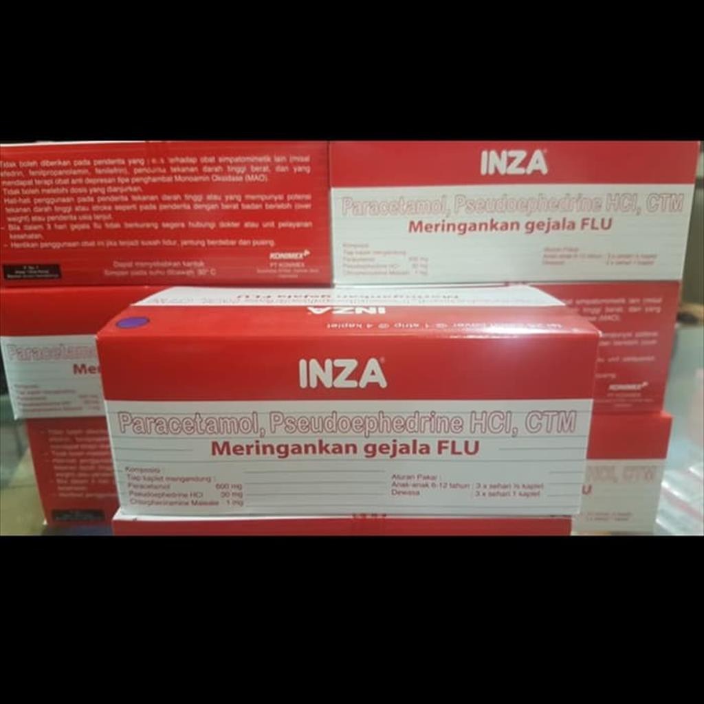 Jual Obat INZA 1 Strip@ 4 Kaplet Indonesia|Shopee Indonesia
