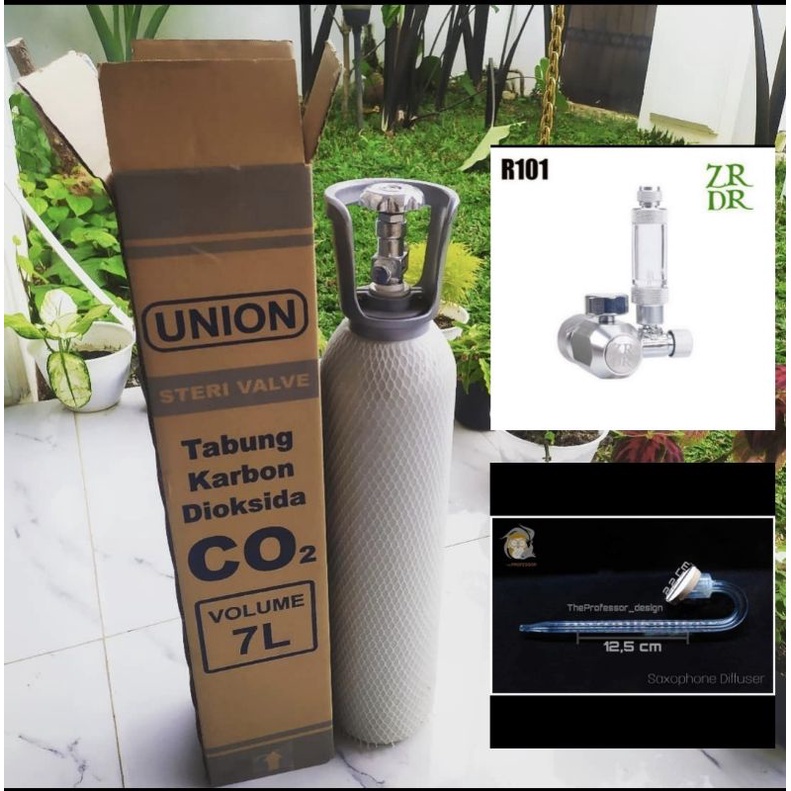 Jual Paket Tabung Co2 3KG Dan 5KG Fullset Murah Stabil All New | Shopee ...