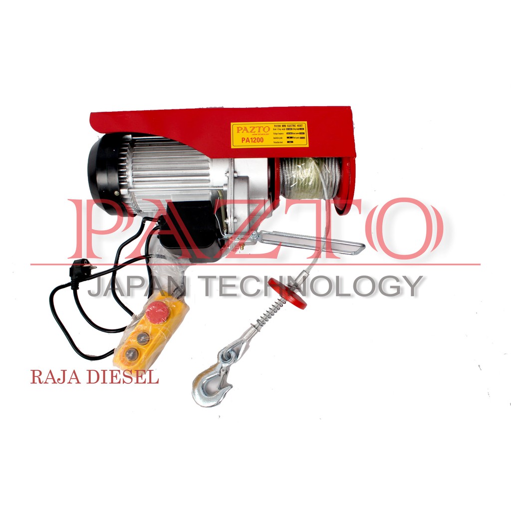 Jual Katrol Elektrik Otomatis PAZTO Mesin Hoist Electric Katrol Listrik ...