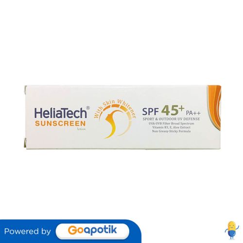 Jual Heliatech Sunscreen Lotion Spf 45+ 30 Gram Tube | Shopee Indonesia