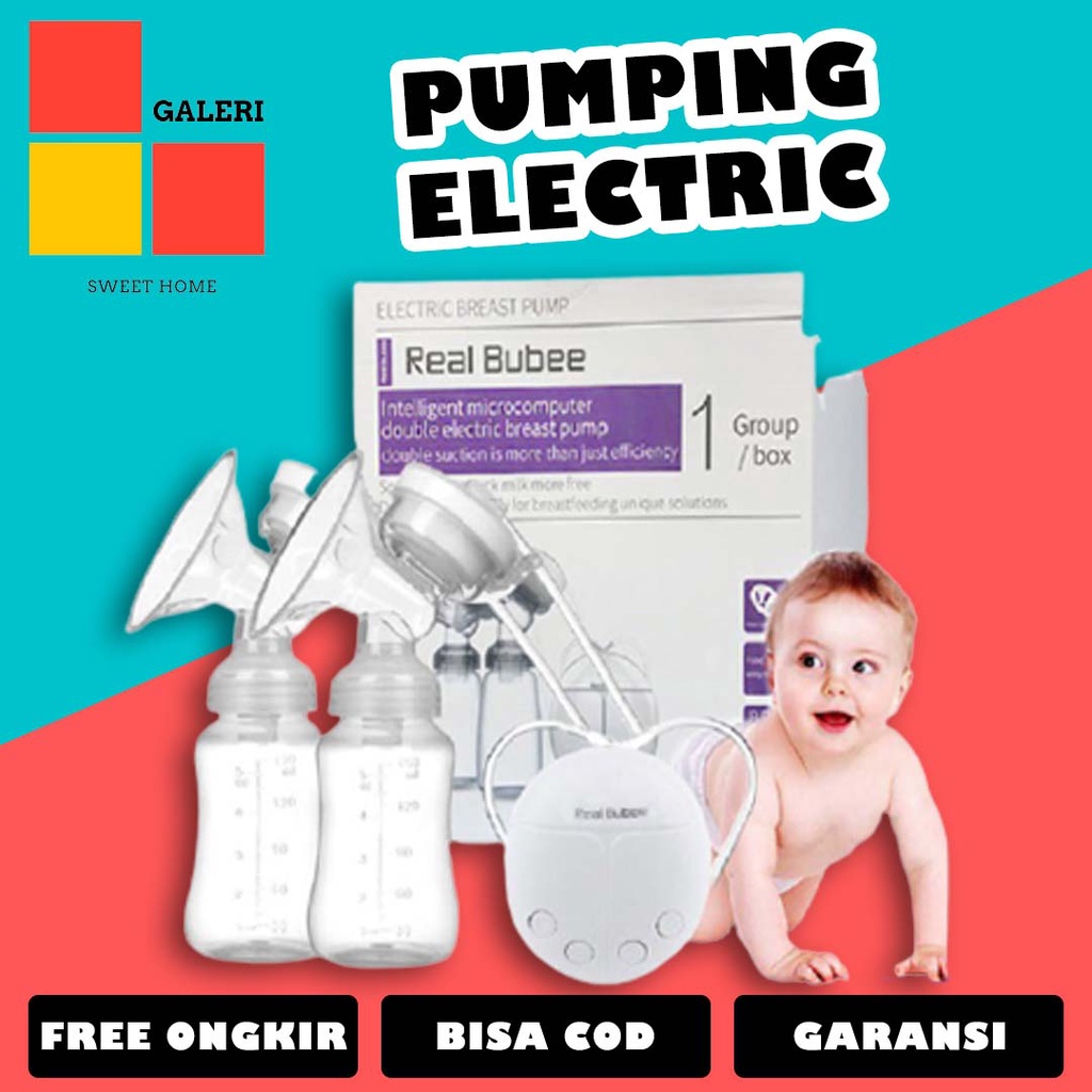 Jual Pump Electric Silicone Alat Pumping Asi Elektik Pompa Susu Bayi ...