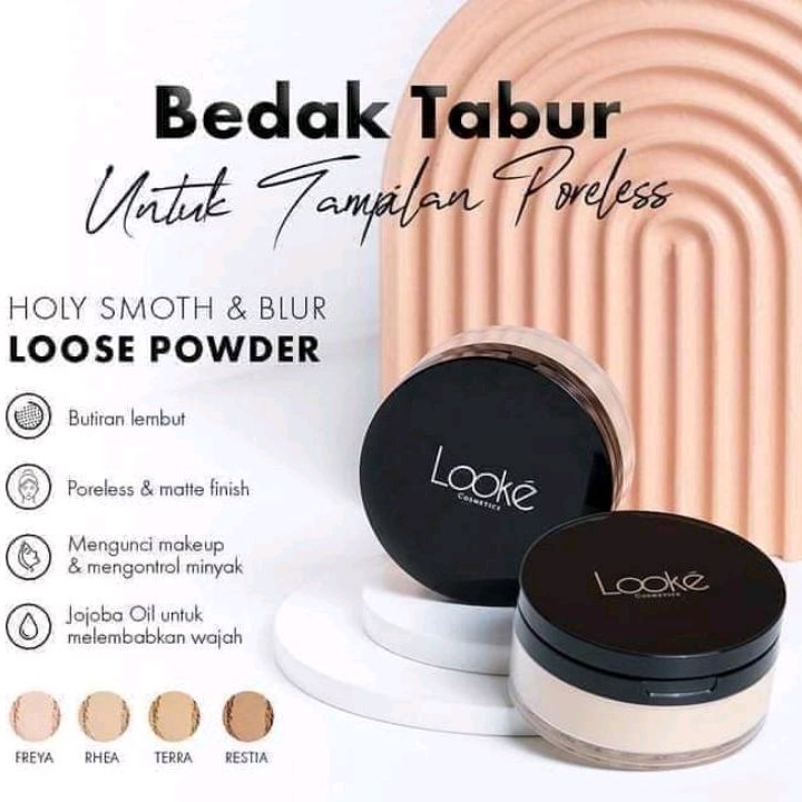 Jual Looke Holy Smooth & Blur Loose Powder - Bedak Tabur | Shopee Indonesia
