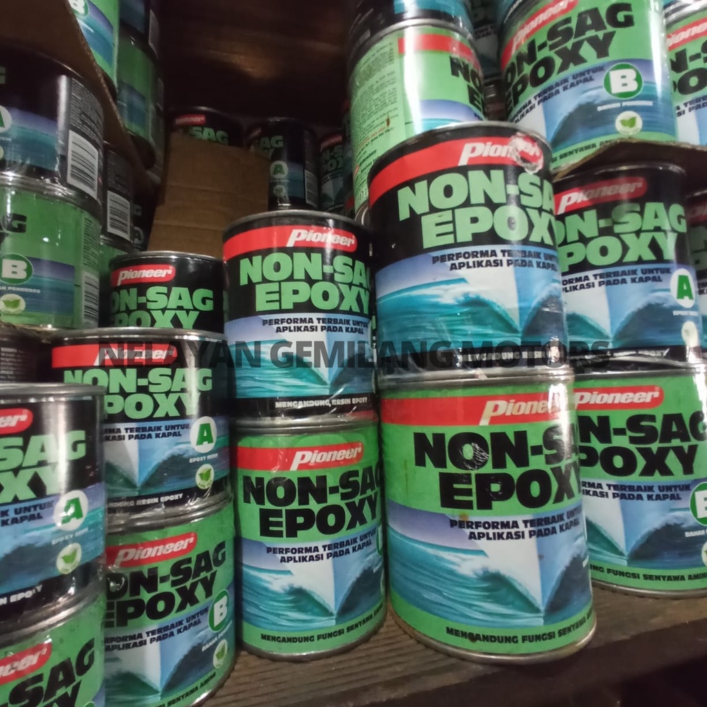 Jual Lem Philipina/lem Epoxy Pioneer Non SAG marine epoxy 1.60kg+1.58kg ...
