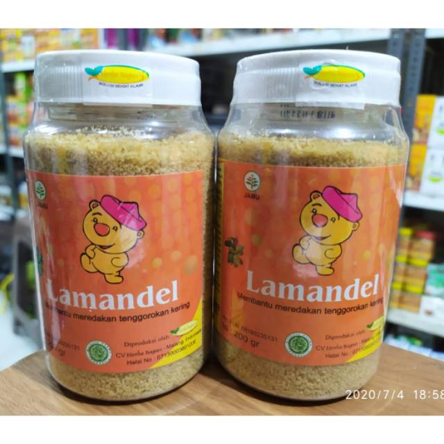 Jual Lamandel Botol Herbal Untuk Amandel 200gr | Shopee Indonesia