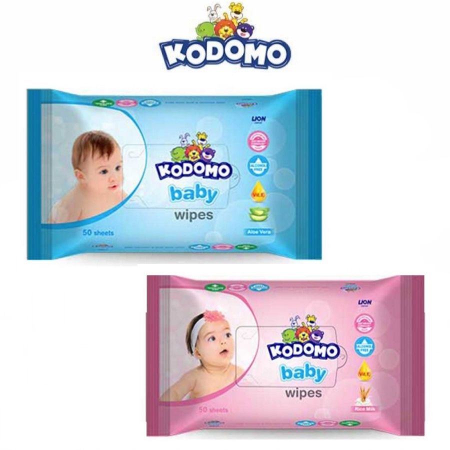 Jual Kodomo Baby Wipes Tisu Basah 50s - Tissue Basah | Shopee Indonesia