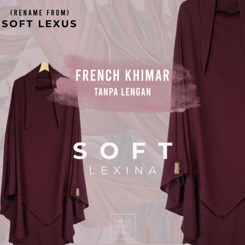 Jual French Khimar Soft Lexina Tanpa Lengan | Shopee Indonesia