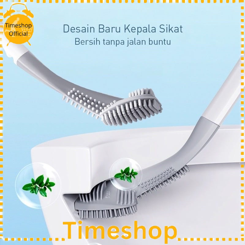 Jual TS Sikat Wc Silikon Golf / Sikat Closet Duduk / Sikat Wc Gagang Panjang Kamar Mandi ...