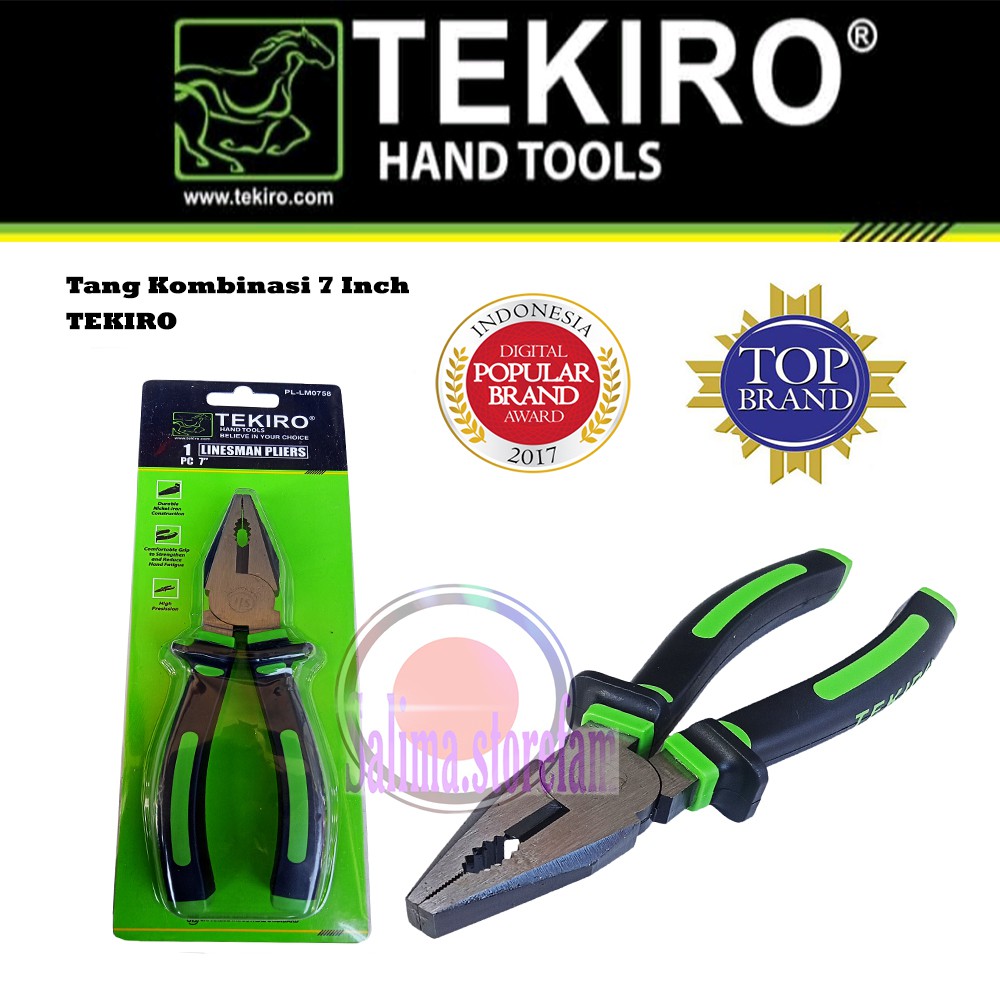 Jual TEKIRO Tang Kombinasi 7 Inch | Shopee Indonesia