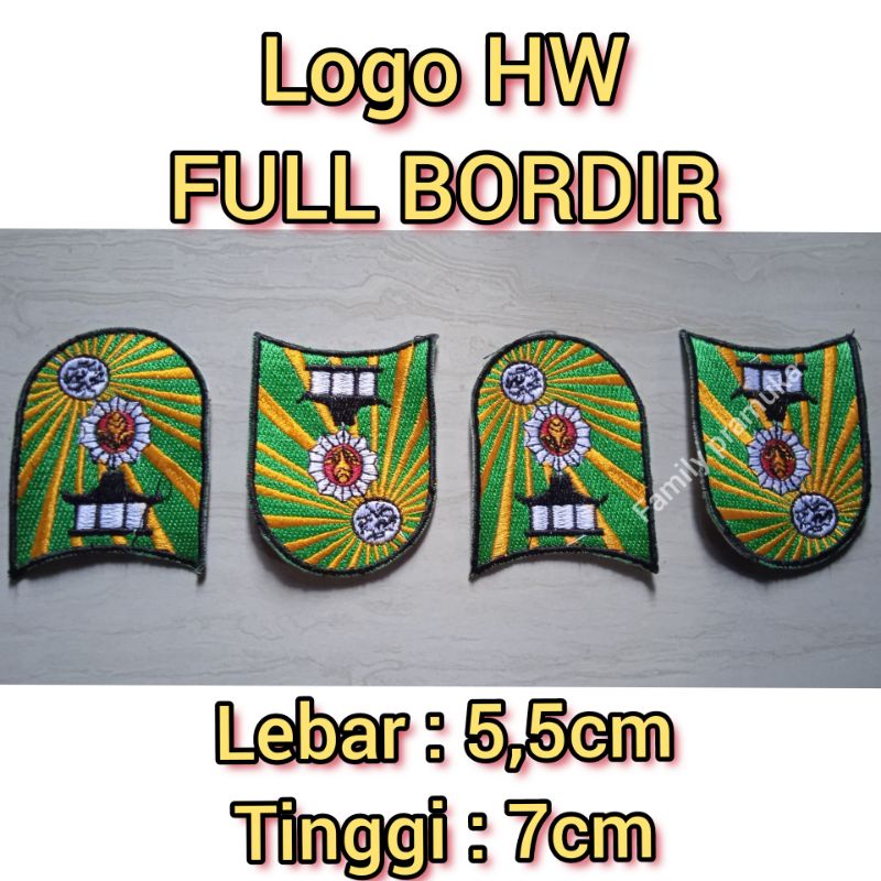 Jual Logo HW - Hizbul Wathan - bordir full - HW JATENG | Shopee Indonesia