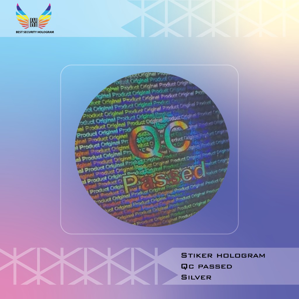Jual Stiker Hologram QC Passed Dimaete 1 cm | Shopee Indonesia