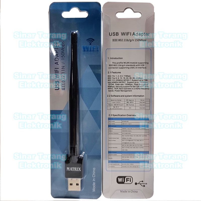 Jual Dongle Modem WIFI USB Matrix IEEE802.1N / 150Mbps | Shopee Indonesia