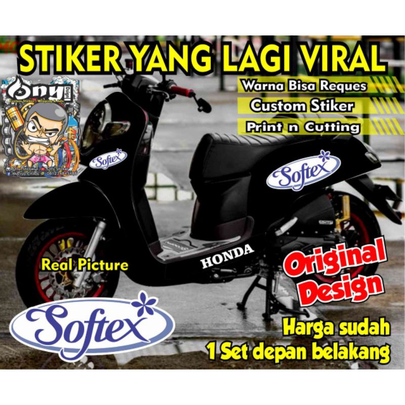 STIKER SCOOPY SOFTEX | Shopee Indonesia