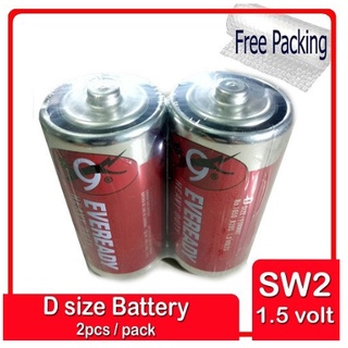 Jual [EVERYDAY USE] - Baterai Battery Eveready Size D LR20 Ukuran Merah ...