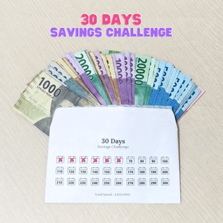 Jual Amplop Savings Challenge 30 Days Tantangan Menabung 30 Hari ...