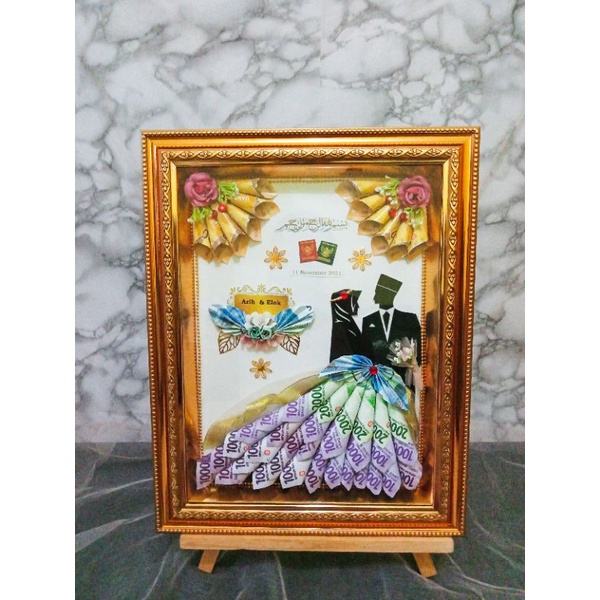 Jual Mahar Custom / Mahar Pernikahan / Figura Mahar/ Mahar Rustic ...