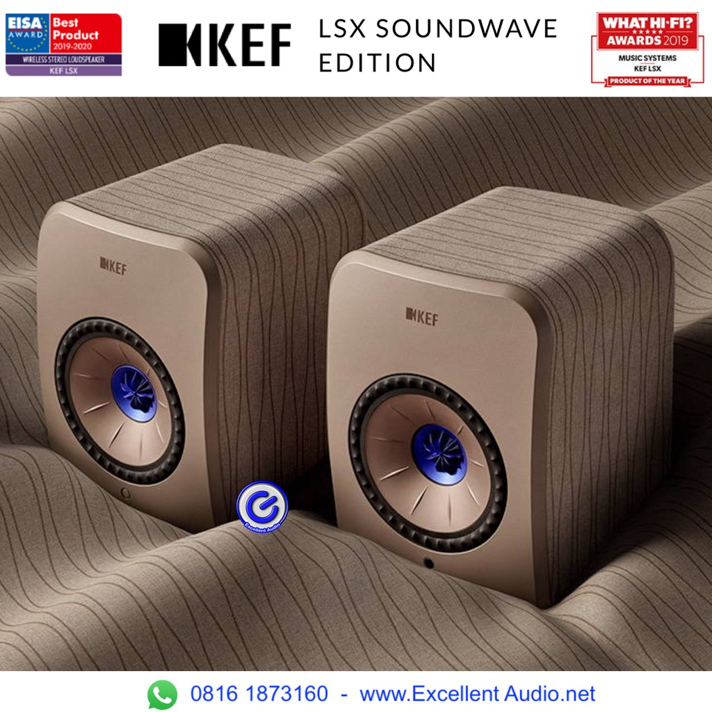 Jual KEF LSX soundwave aktif bookshelf speaker | Shopee Indonesia