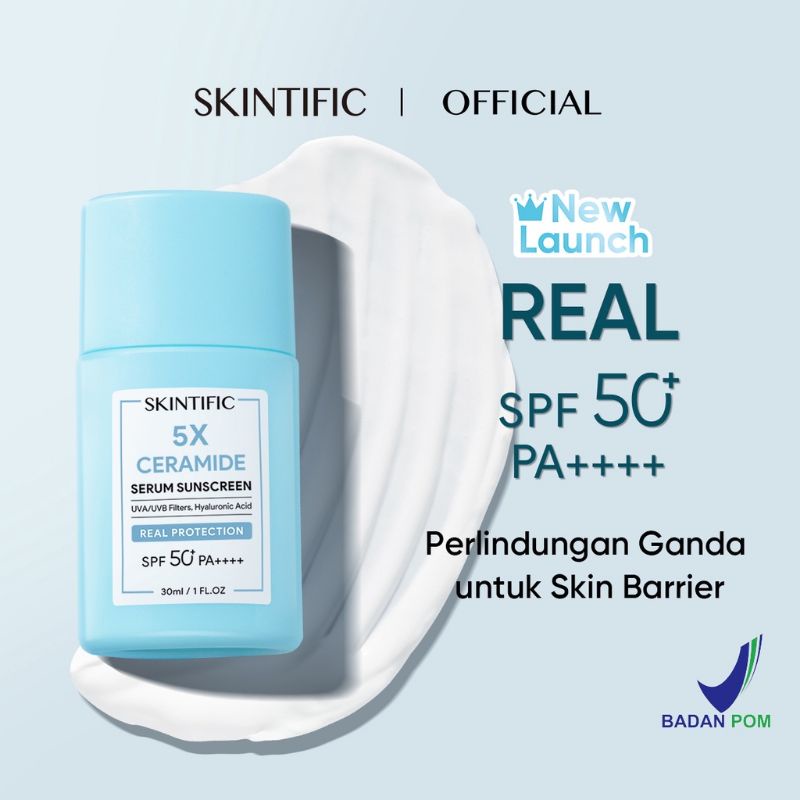 Jual [Ready stock] SKINTIFIC 5X Ceramide Serum Sunscreen SPF50 PA ...