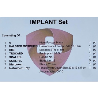 Jual Paket Alat medis Implant Set | Shopee Indonesia