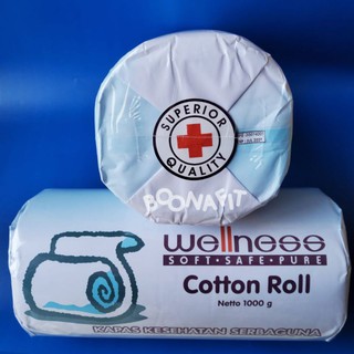 Jual Wellness Cotton Roll Kapas 1000 Gr | Kapas Gulung Bayi Multifungsi ...