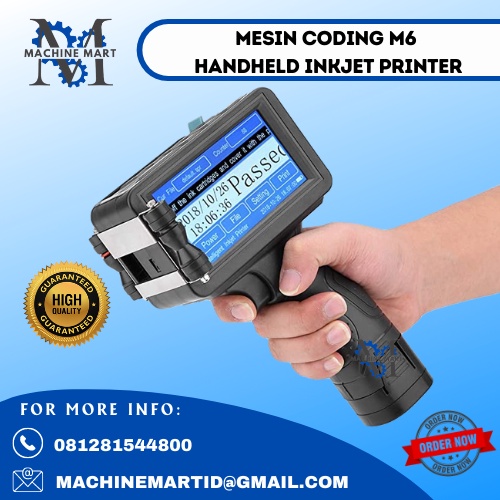 Jual Mesin Coding M6 Handheld Inkjet Printer | Shopee Indonesia