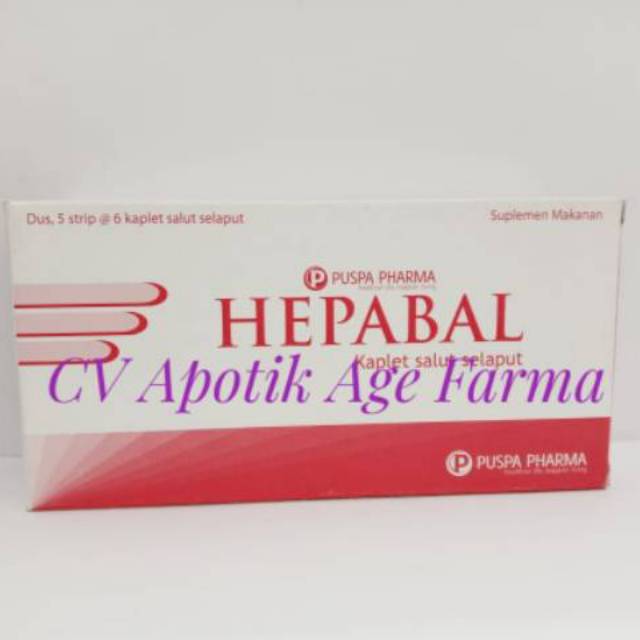 Jual Hepabal Caplet isi 30 (Puspa Pharma/Dipa) | Shopee Indonesia