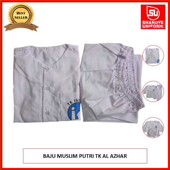 Jual Seragam tk al azhar model setelan baju muslim anak perempuan ...