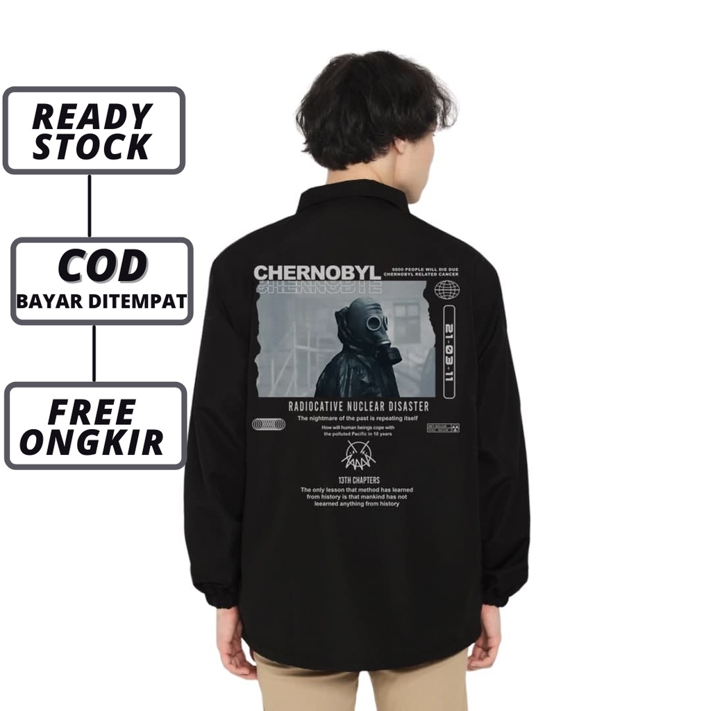 Jual JAKET COACH HITAM PRIA MURAH GAMBAR CHERNOBYL / JAKET COACH ERIGO ... Jual JAKET COACH HITAM PRIA MURAH GAMBAR CHERNOBYL / JAKET COACH ERIGO ...