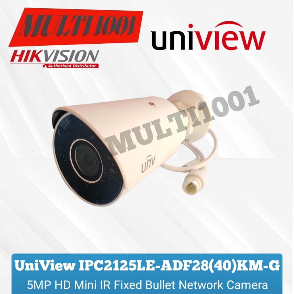 Jual UniView IPC2125LE-ADF40-KM-G IP CAMERA UNV 5 MP OUTDOOR PoE | Shopee Indonesia