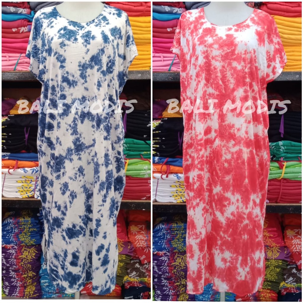 DASTER JUMBO TIE DYE KAIN HALUS BALI | Shopee Indonesia