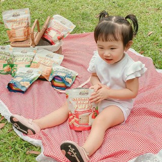 Jual Alamii Puff Snack Mpasi Bayi cheese puffs peanut butter puffs ...