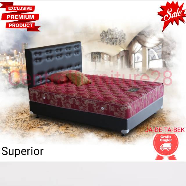 Jual KASUR SPRING BED SUPERIOR 90 x 200 MURAH (HANYA KASUR) | Shopee ...