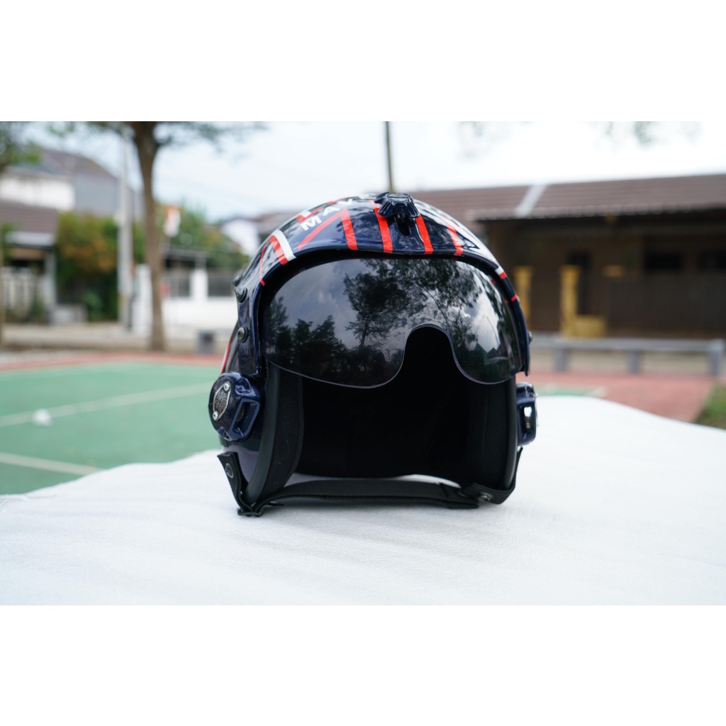 Jual Helm Pilot/Helm Custom Top Gun Maverick HGU-33 | Shopee Indonesia