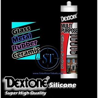 Jual Lem Dextone Acetic Silicon Sealant Sealent Lem Kaca Silen Asam ...
