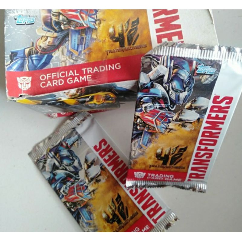 Jual kartu original topps transformer official trading card game ...