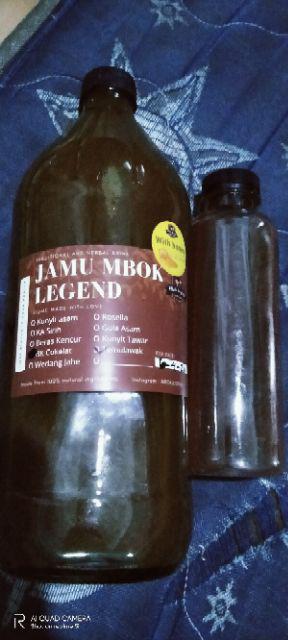 Jamu Mbok Legend + MADU Botol Kaca 1000 ml | Shopee Indonesia