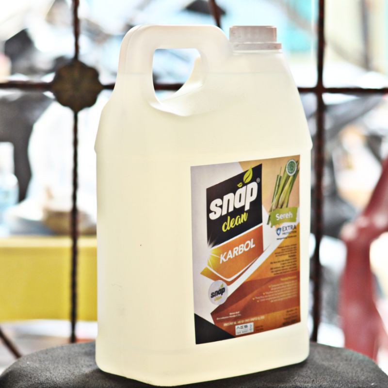 Jual Snap Clean Karbol Desinfektan Anti Bakteri 4 Liter | Shopee Indonesia