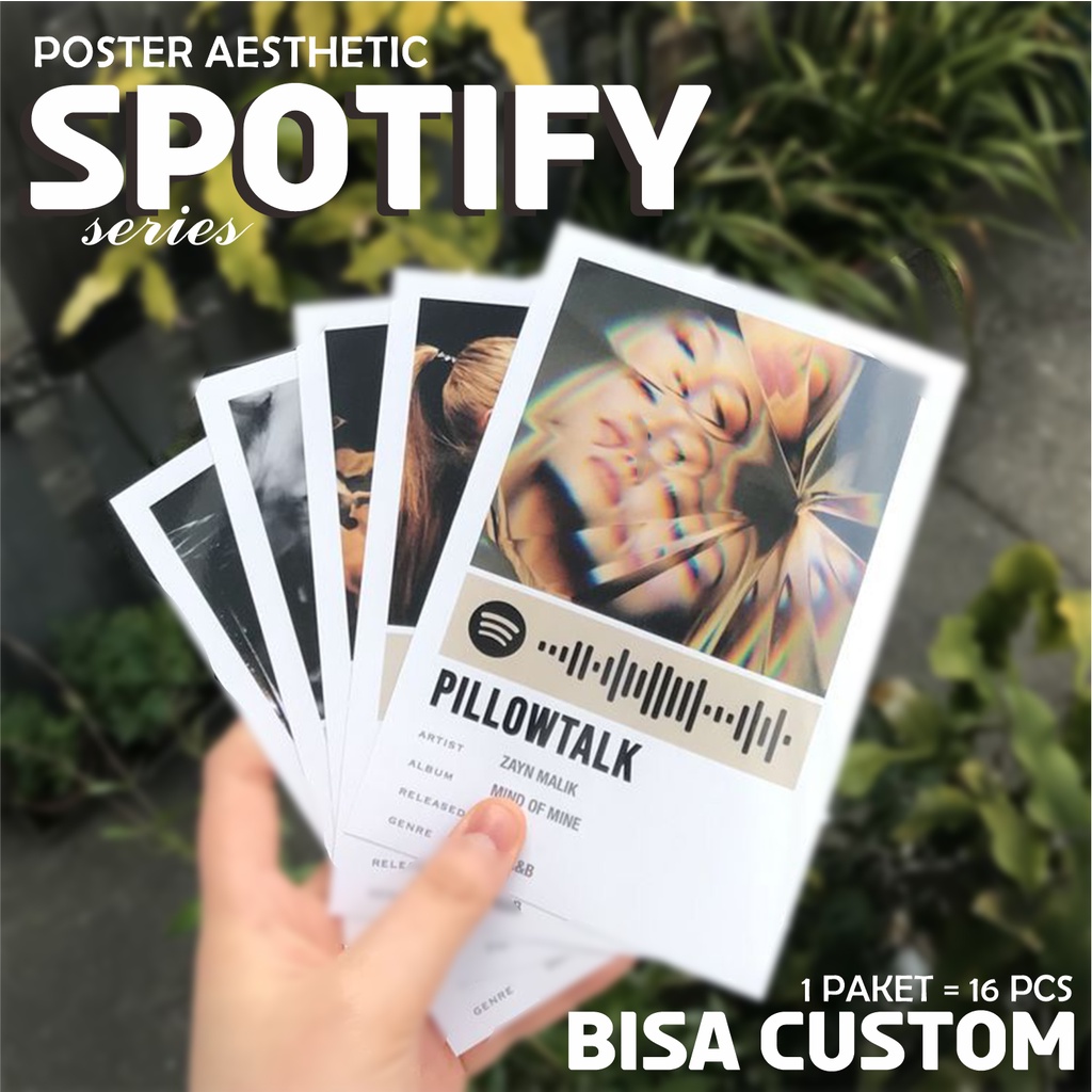 Jual SPOTIFY Poster aesthetic | wall collage | wall art | wall poster ...