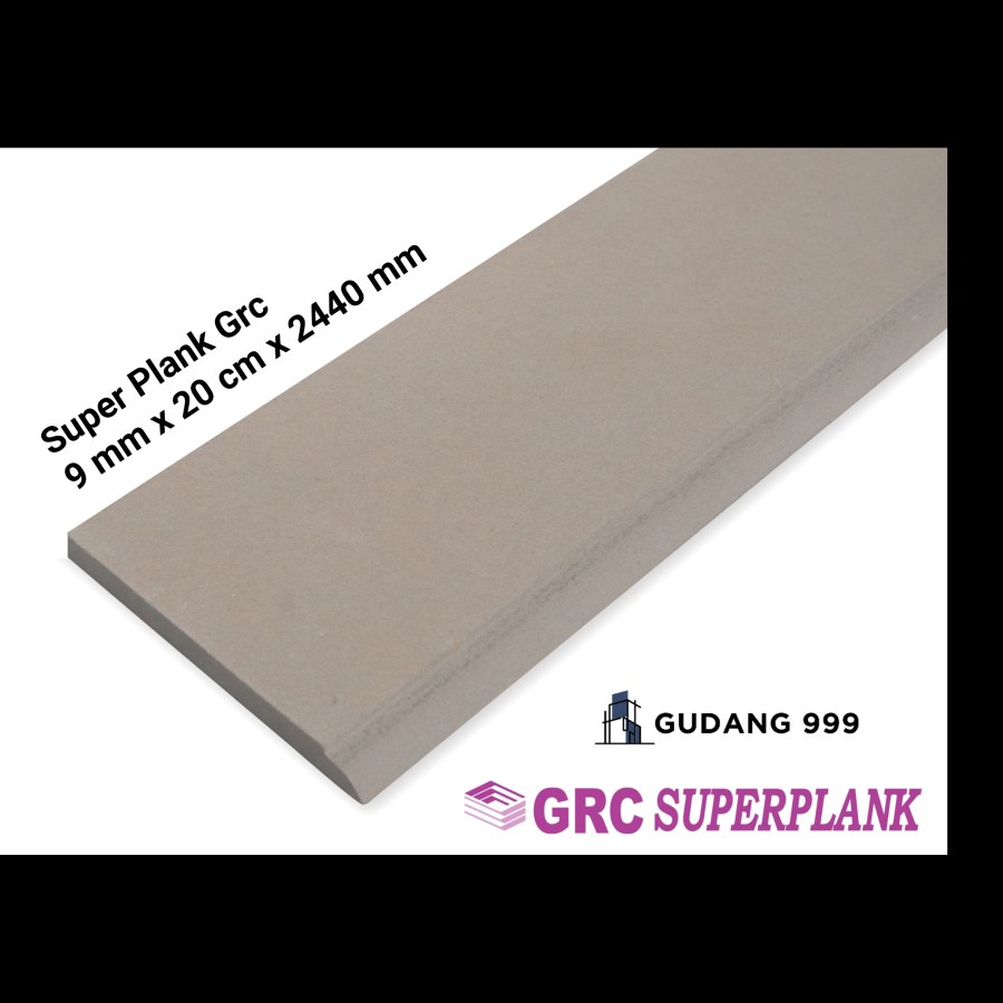 Jual SUPER PLANK GRC / LISPLANK POLOS 20 CM / LIS PLANG GRC ...