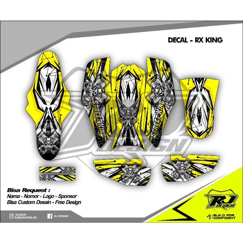 Jual DECAL FULL RX KING DESAIN BARU !! APIK BANGET POKOK E !! Indonesia ...