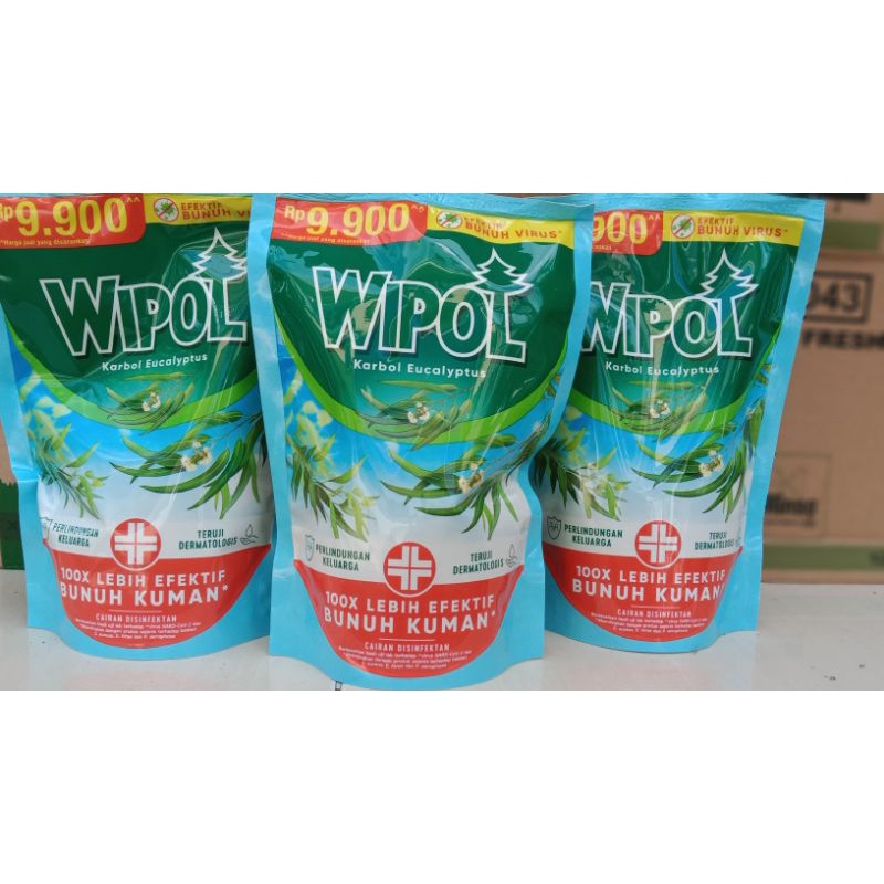 Jual wipol refill kemasan 410ml ,450ml ,460ml, kemasan ekonomis ...