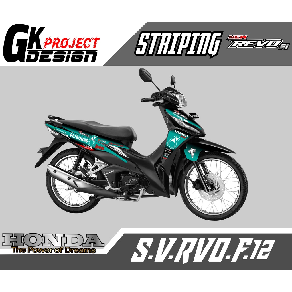 Jual STRIPING REVO FIT INJEKSI - STICKER STRIPING LIST MOTOR HONDA REVO ...